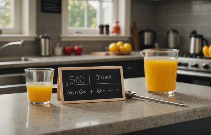 Conversion facile : combien fait 500 ml en centilitres